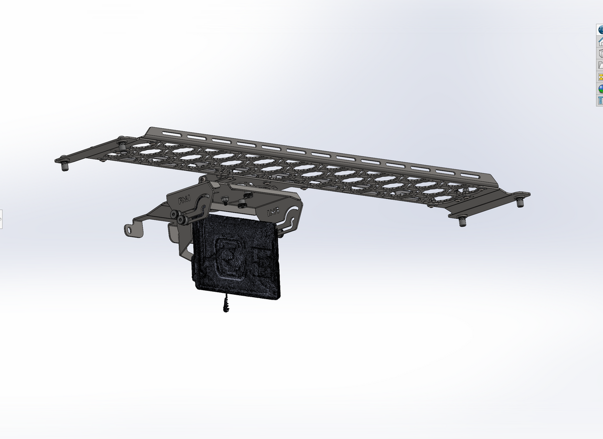 Fold Down Garmin TREAD-XL GPS Mount - Bronco Roof Mount – Adapt-A-Panel