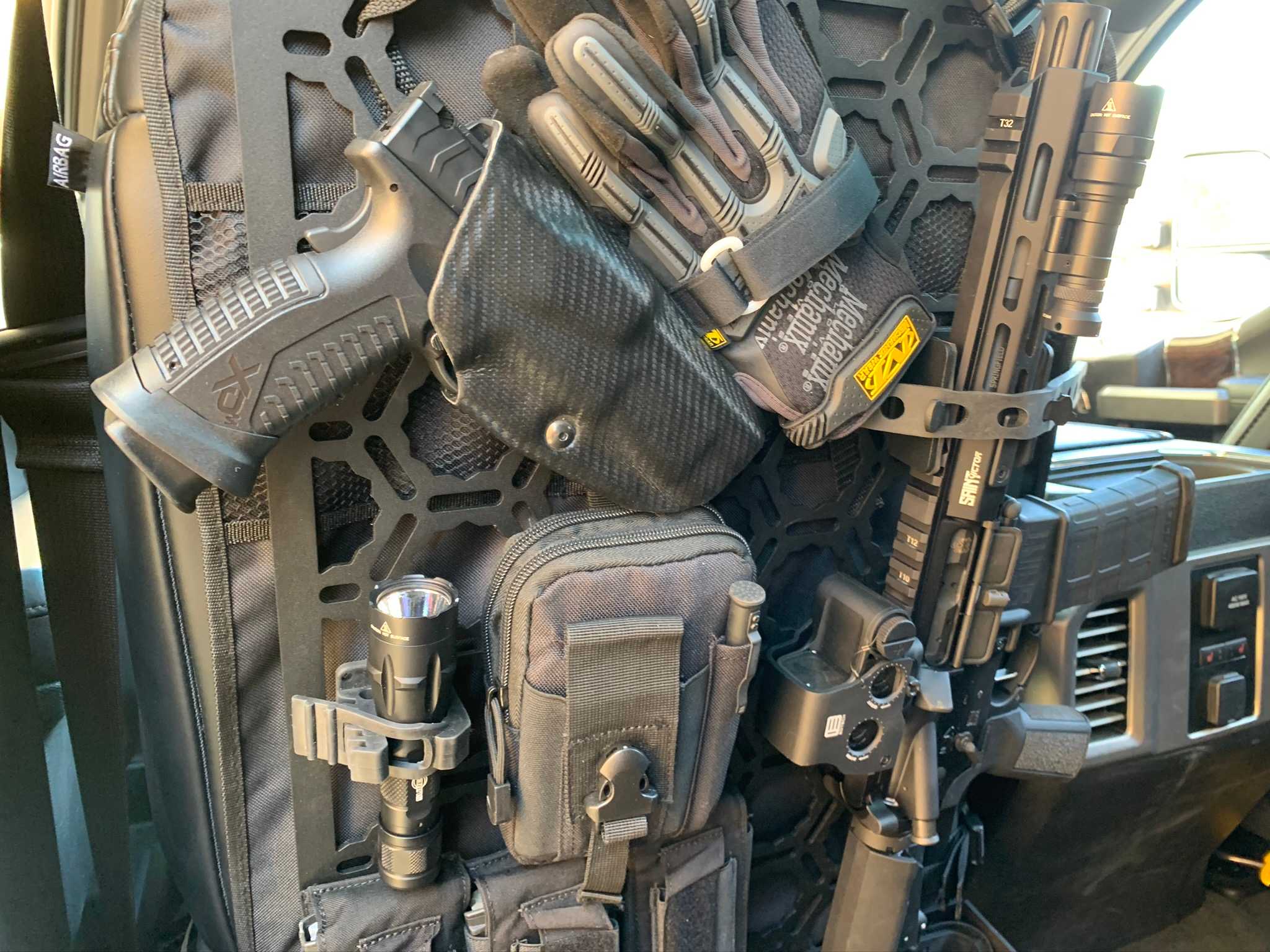 Full Tilt Tactical Panel Kit for Vehicle Seat Back Mount – Adapt-A-Panel