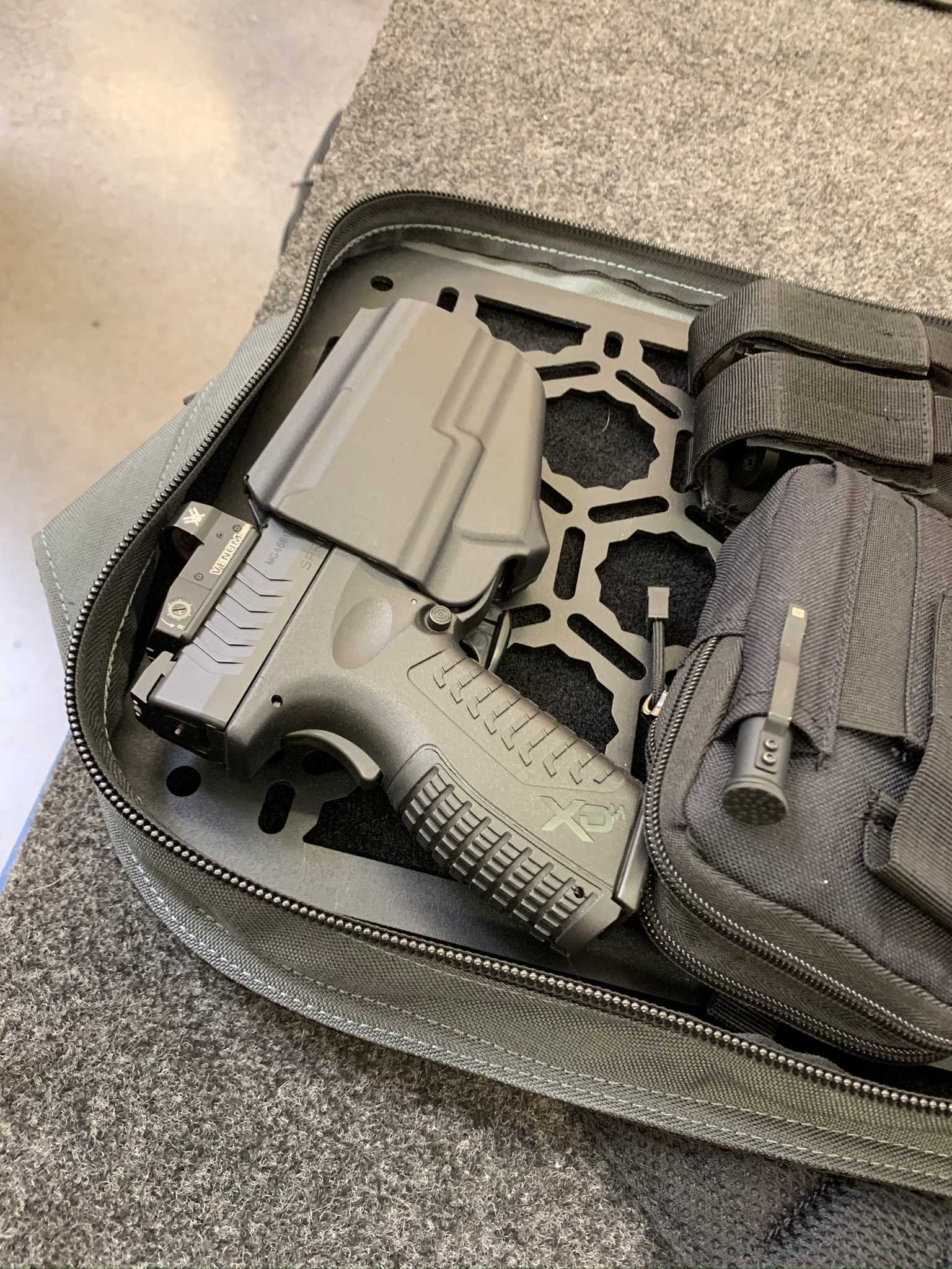 Backpack Insert Panel kit - with pistol holder, first aid kit, dual ma ...