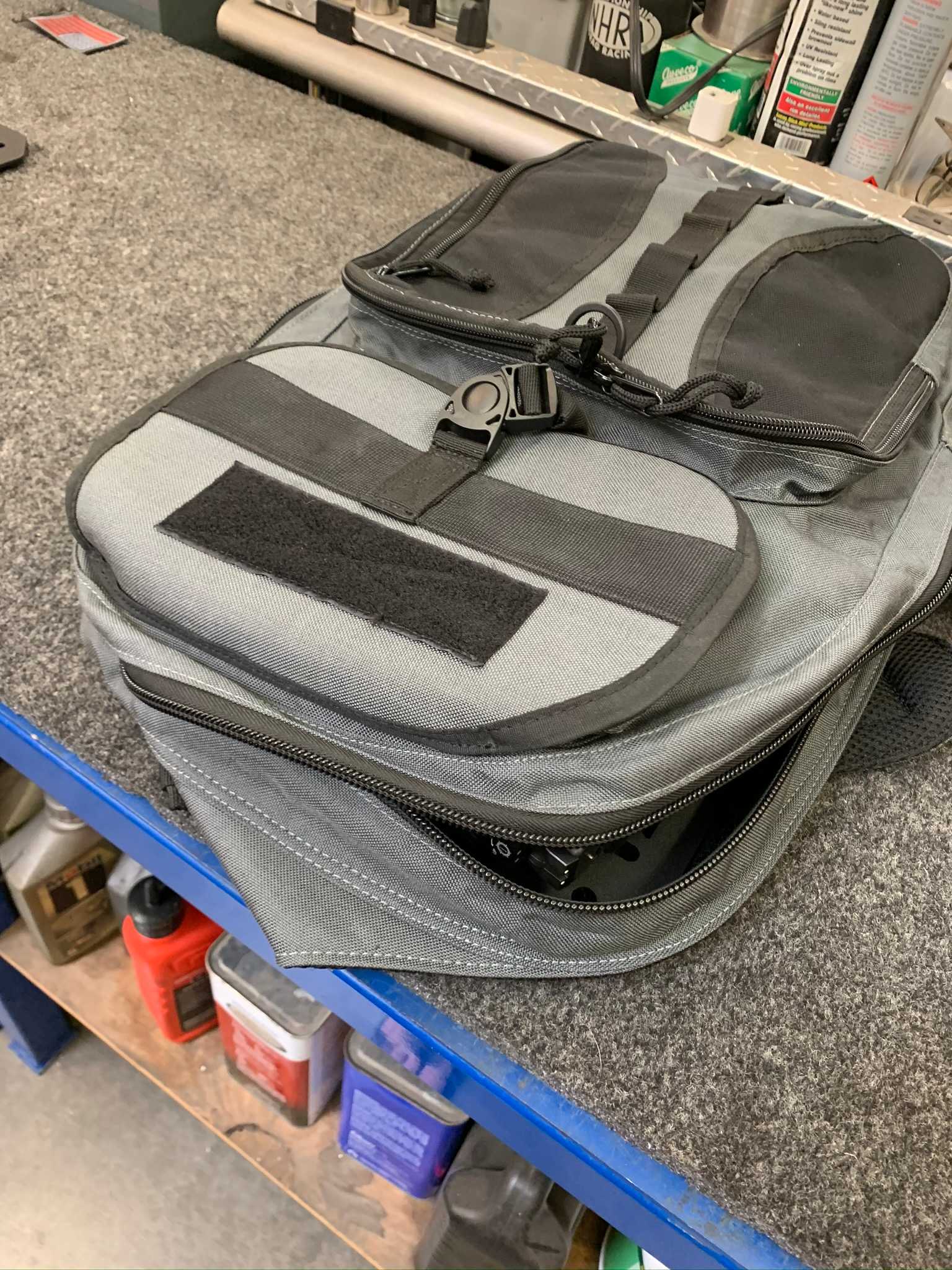 Backpack Insert Panel kit - with pistol holder, first aid kit, dual ma ...