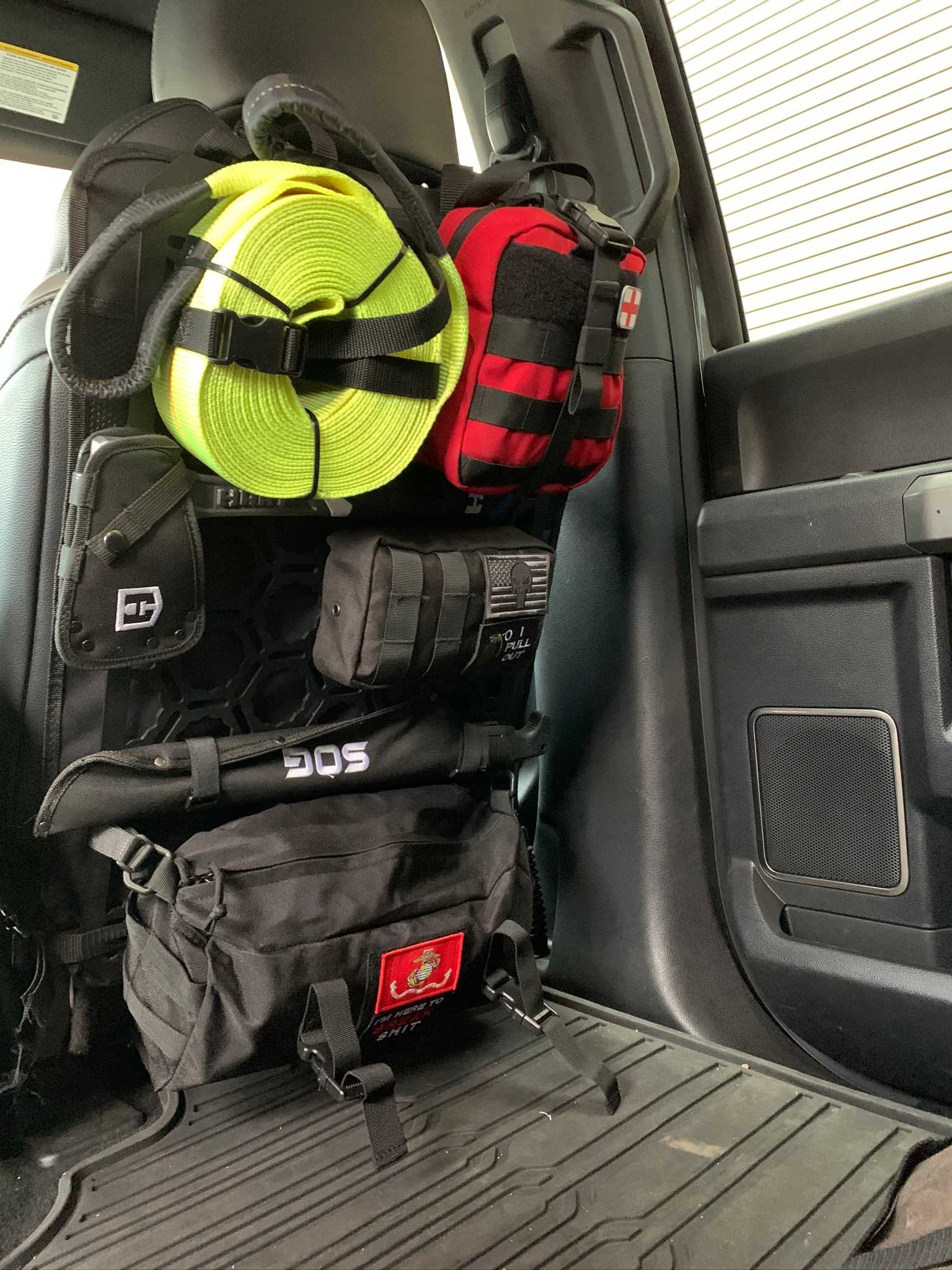 Off-Road Seat Back Panel Kit with Recovery Gear – Adapt-A-Panel