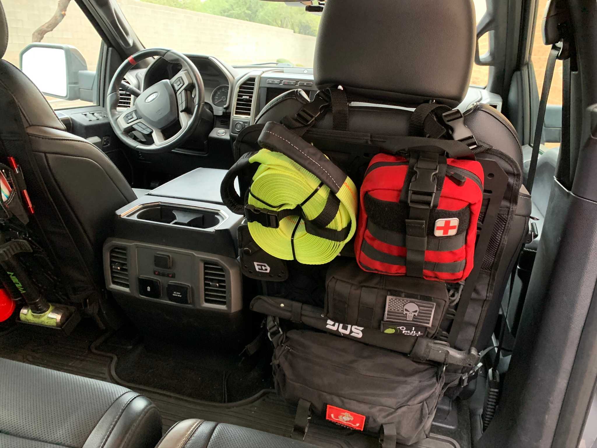 Off-Road Seat Back Panel Kit with Recovery Gear – Adapt-A-Panel