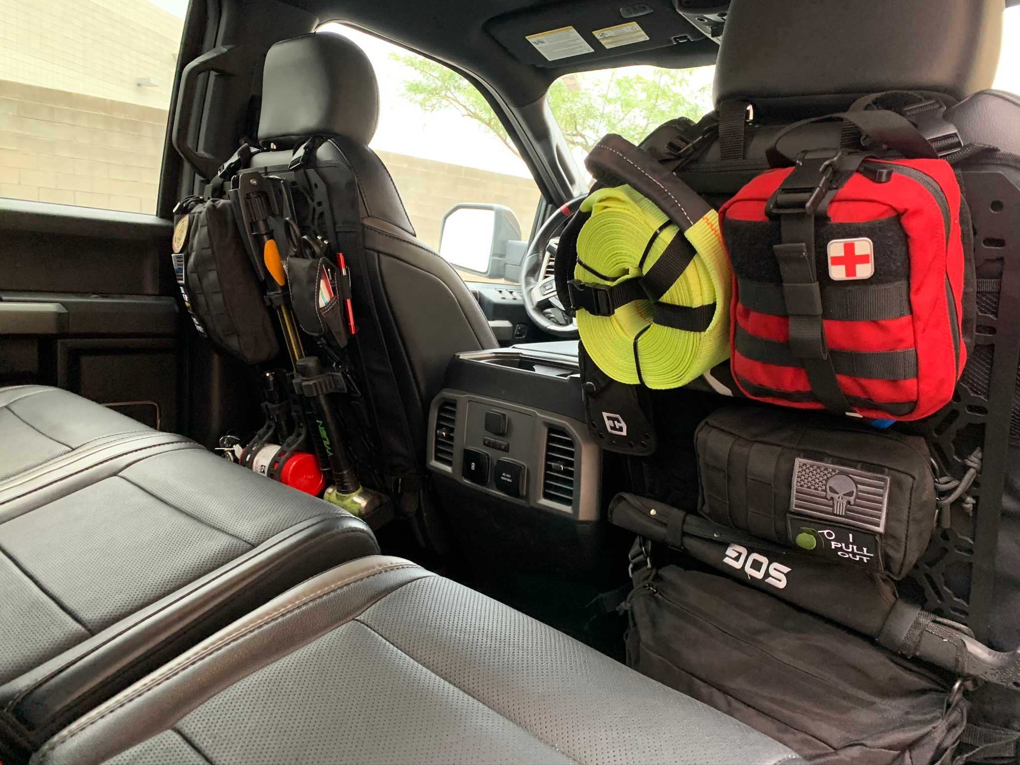 Off-Road Seat Back Panel Kit with Recovery Gear – Adapt-A-Panel